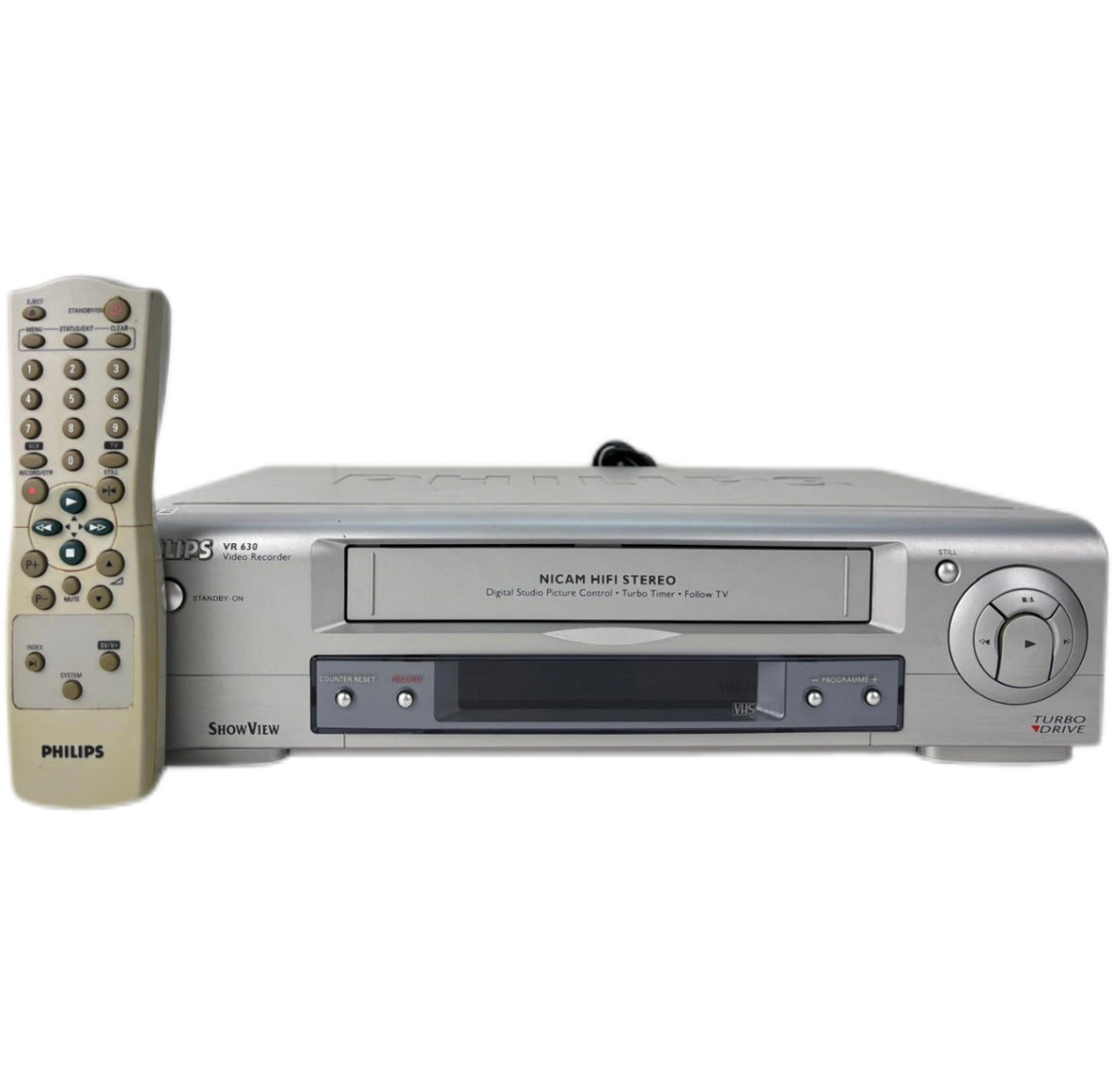 Philips VR630 Video Cassette Recorder VHS Speler – Audio Star