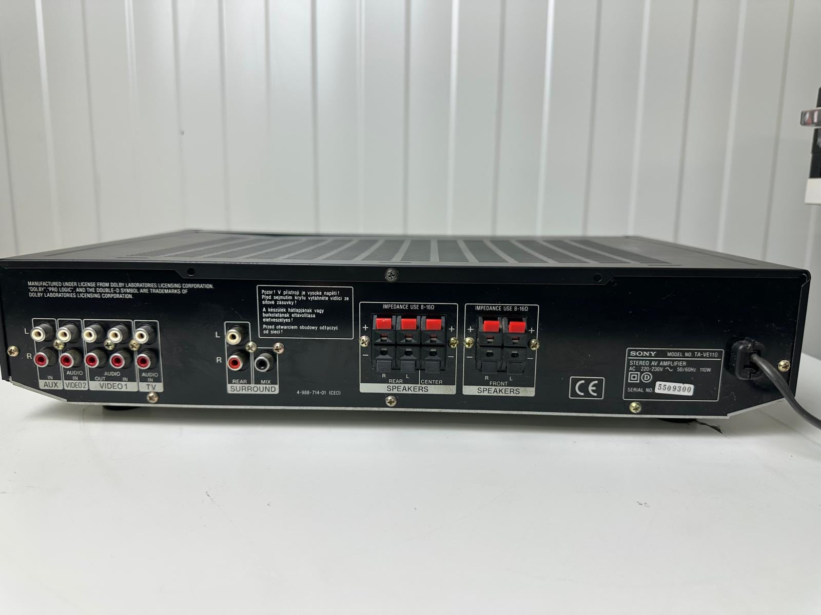 Sony TA-VE110 Stereo AV Amplifier – Audio Star B.V.